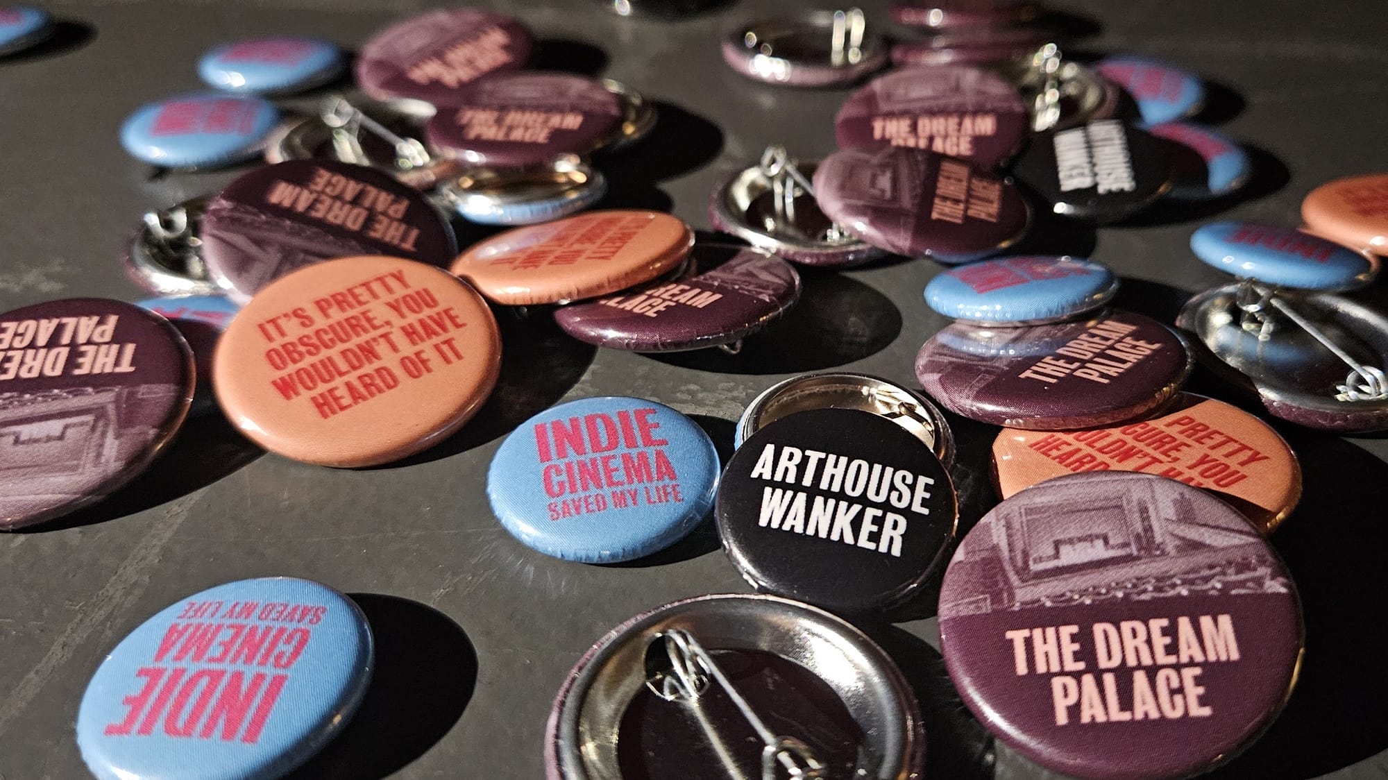 Slogan Pin Badges - Tyneside Cinema